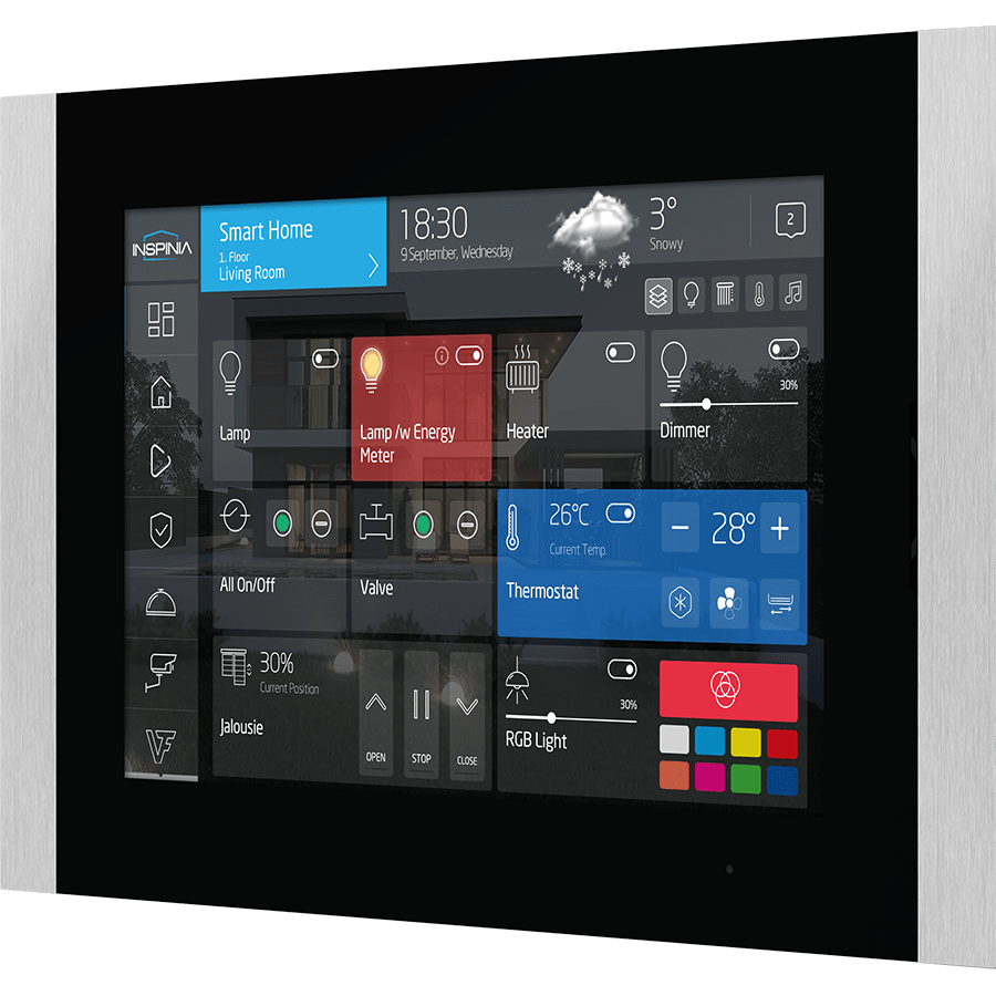 تاچ پنل 10 اینچ آستروم ASTRUM مدل INSPINIA سری SLIM – خانه هوشمند تسلا ...